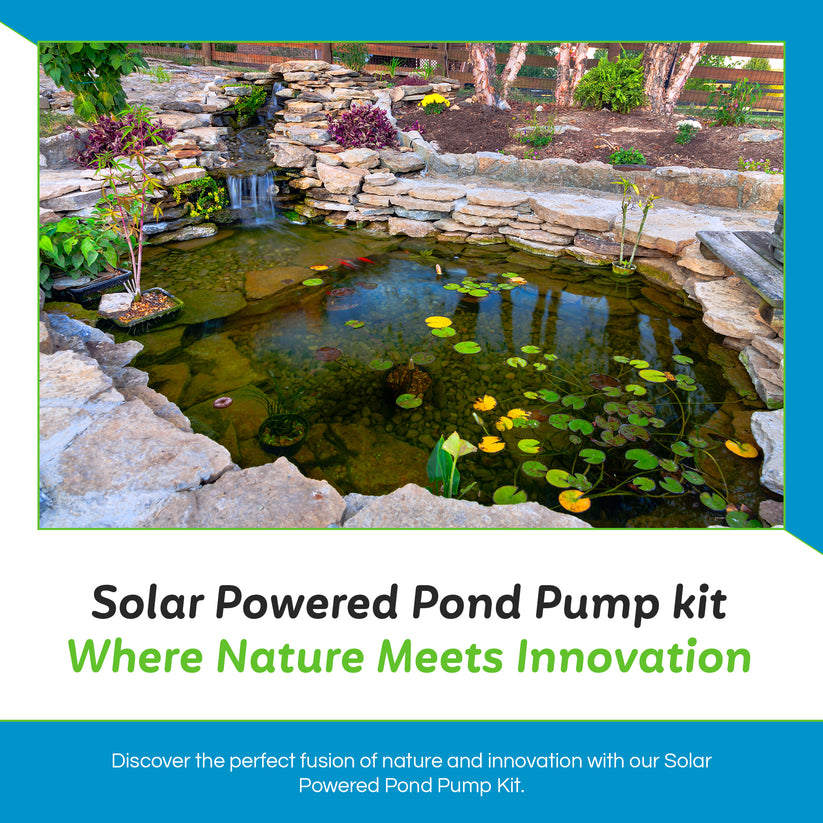 Solar Powered Waterfall Pond Pumps Kits choice of three models – My ...